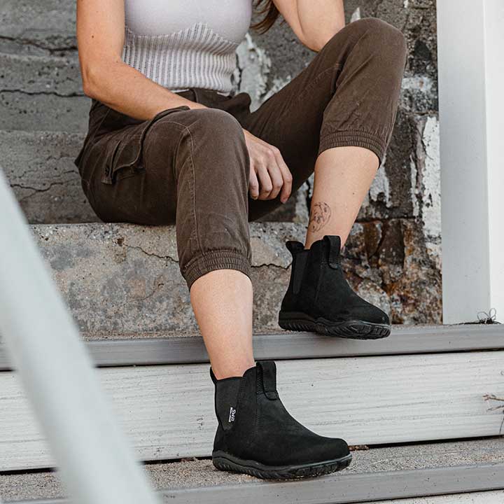 Lems - Chelsea Boot Waterproof - Obsidian (Unisex) – Bprimal Footwear