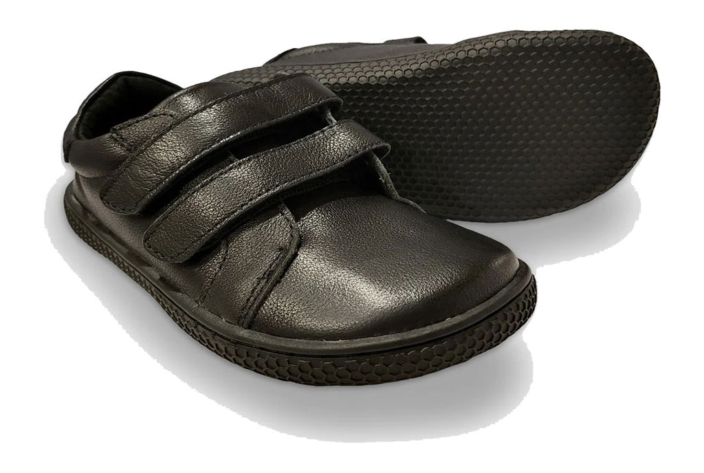 Bprimal Kids - Classic - Blackout (Leather) School Shoes – Bprimal Footwear