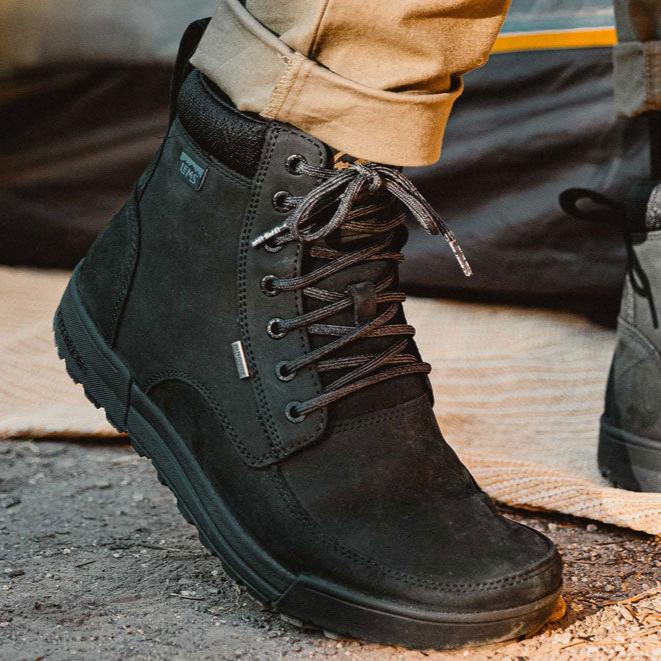 Lems - Waterproof Boulder Boot Summit - Coal (Unisex) – Bprimal Footwear