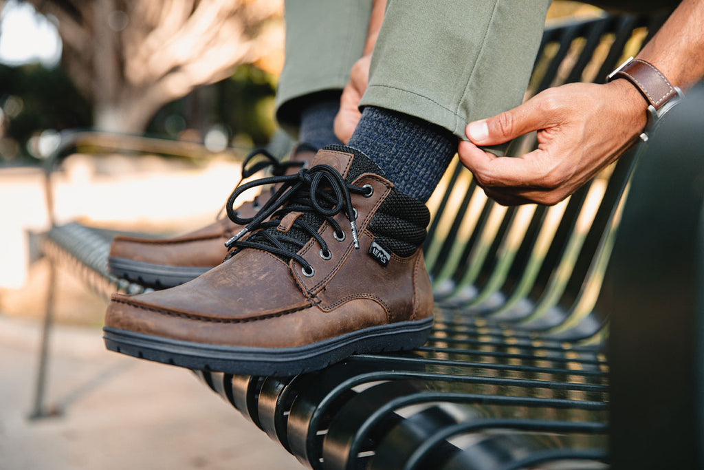 Lems - Boulder Boot Mid Leather - Umber – Bprimal Footwear